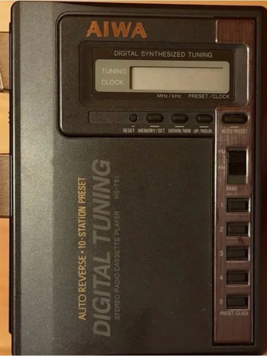 Aiwa | Other | Vintage Aiwa Amfm Portable Cassette Tape Player With ...
